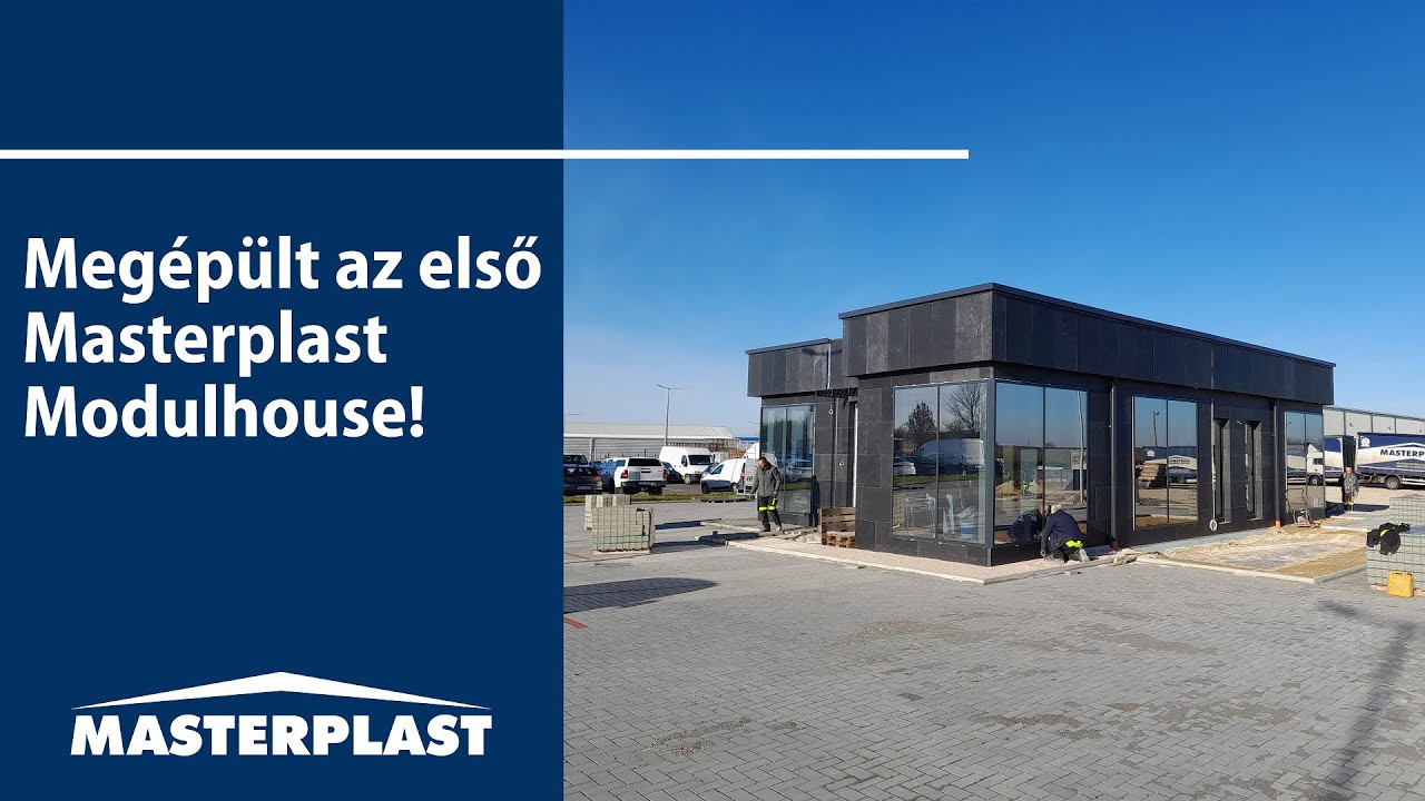 Így épült meg az első Masterplast Modulhouse - YouTube