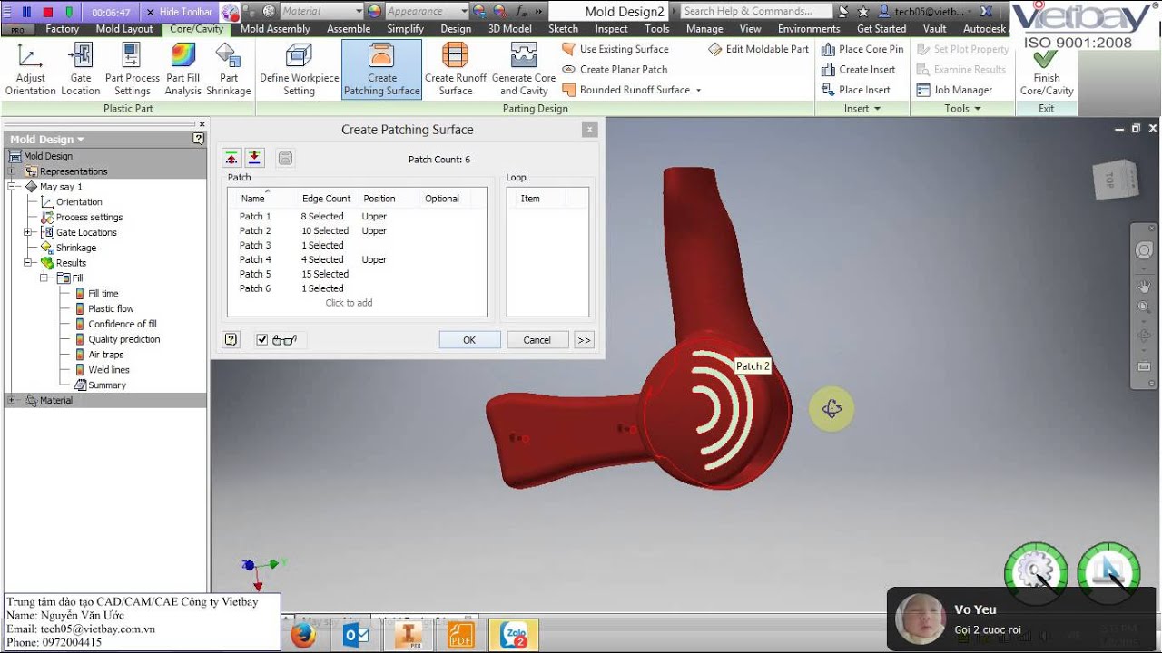 Inventor 2016 Mold Design 1 - YouTube