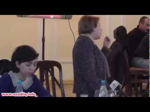 Leyla Yunus AS PA məruzəçilərinə əclaf dedi