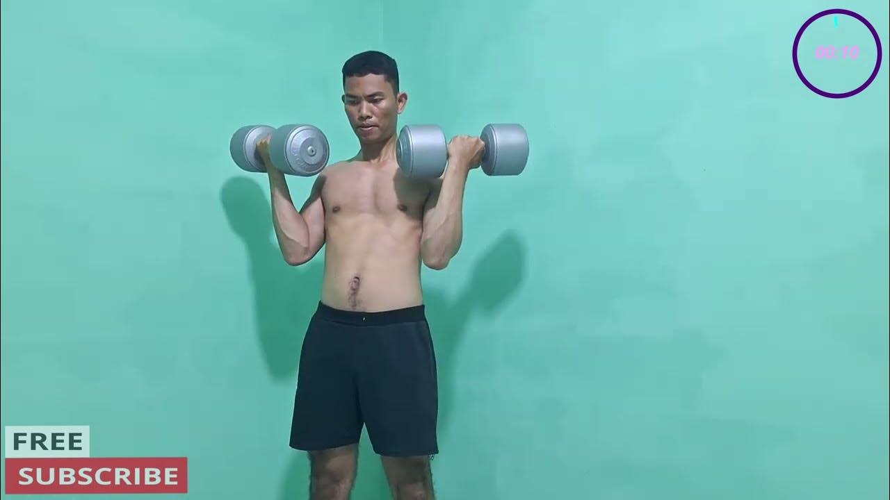 LAKUKAN CARA INI MEMBENTUK OTOT BAHU,BICEPS,TRICEPS ANDA SECARA SEMPURNAH. - YouTube