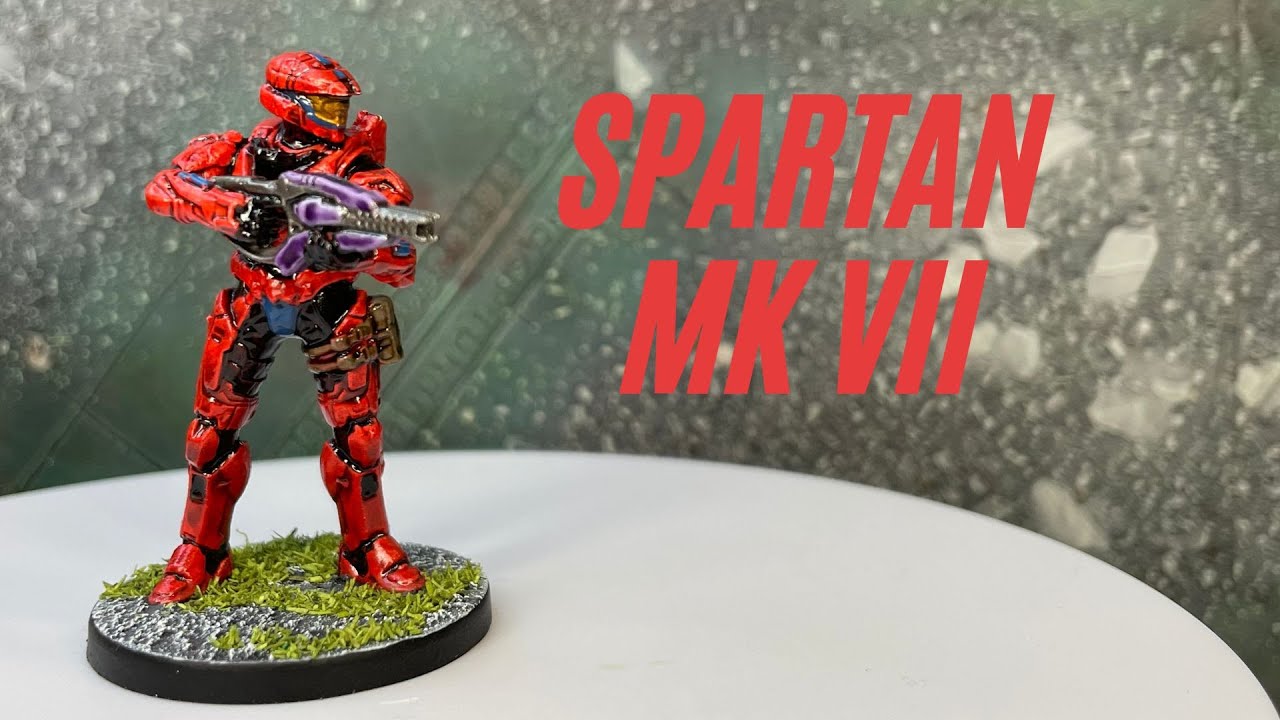 How to Paint Spartan MK VII: Halo Flashpoint - YouTube
