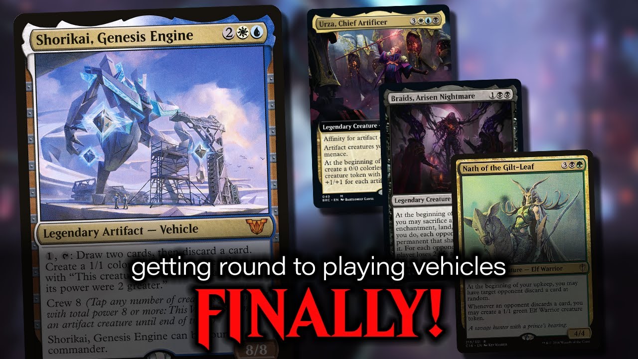 Shorikai Genesis Engine Vehicle Deck | MTG Commander Gameplay ...