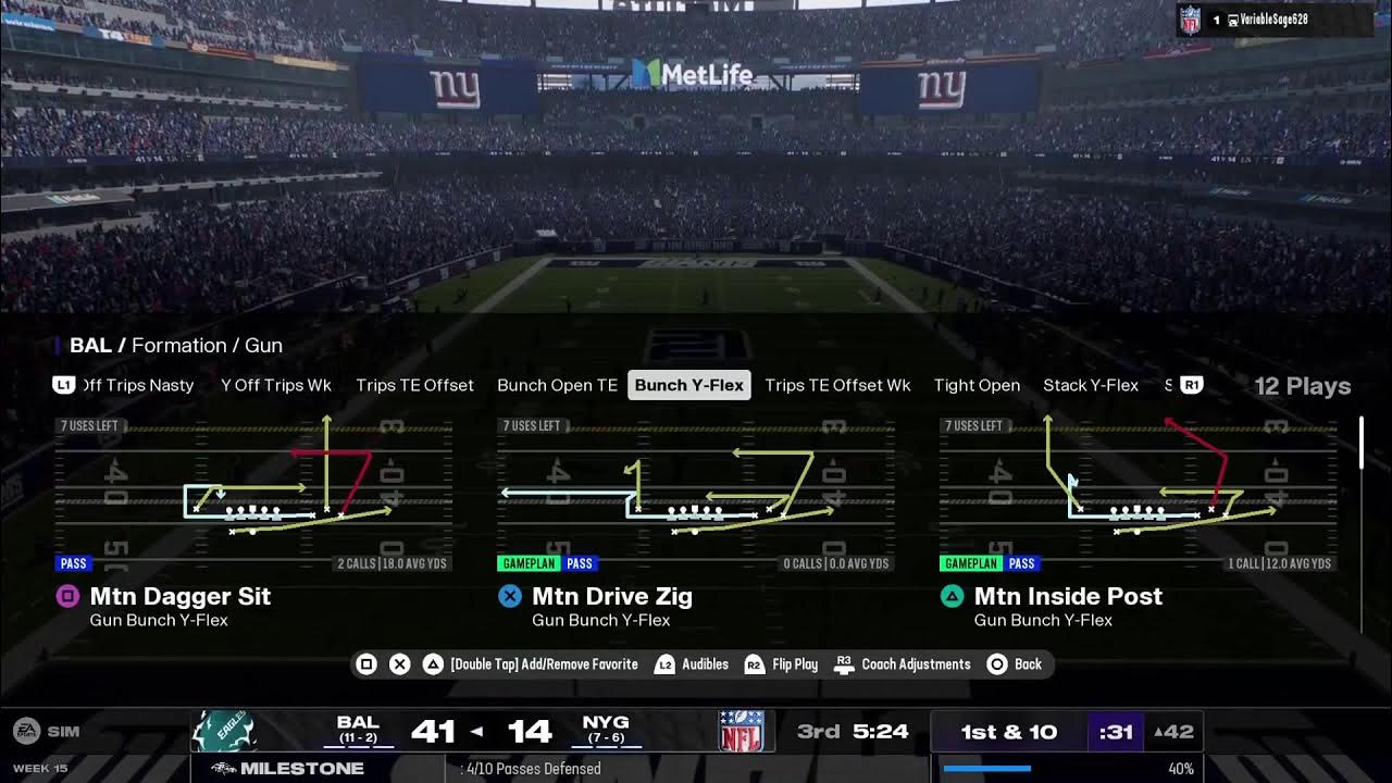 Dreamerz reset Ravens vs Giants week 15 2024 - YouTube