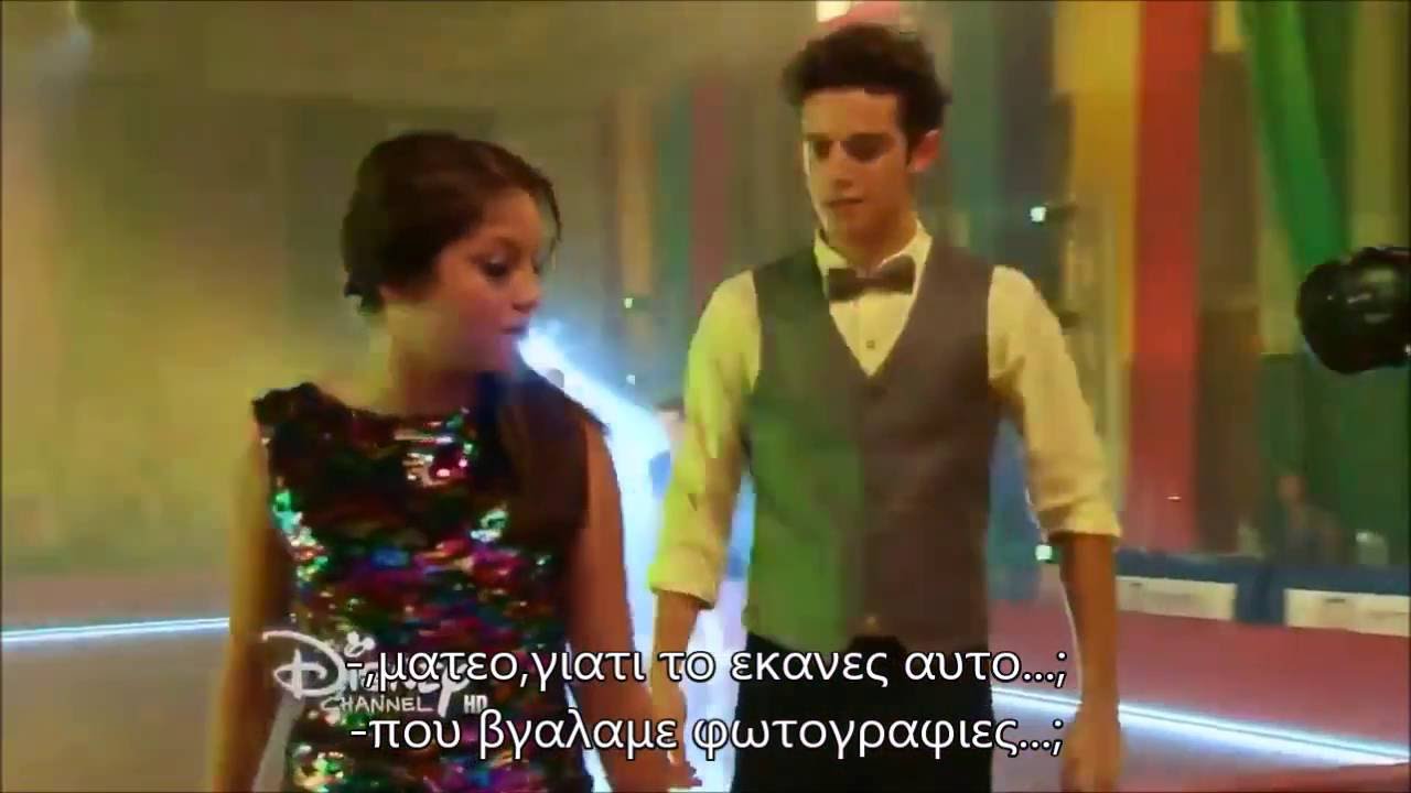 Soy Luna Capitulos 40-41, Luna y Matteo hablan por su beso (Greek Subs ...