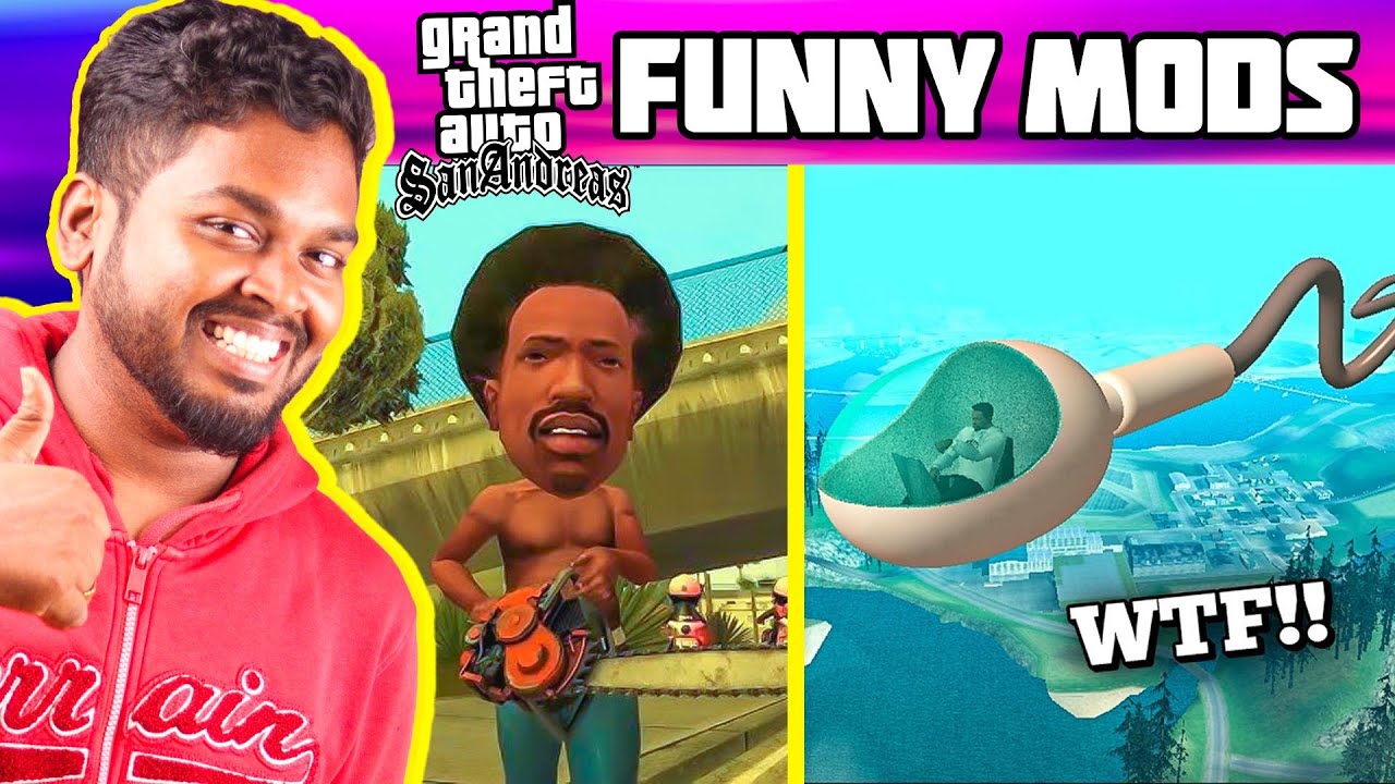 Weird And Funny Mods For GTA San Andreas | GTA SA Mods #mrkk #gaming # ...