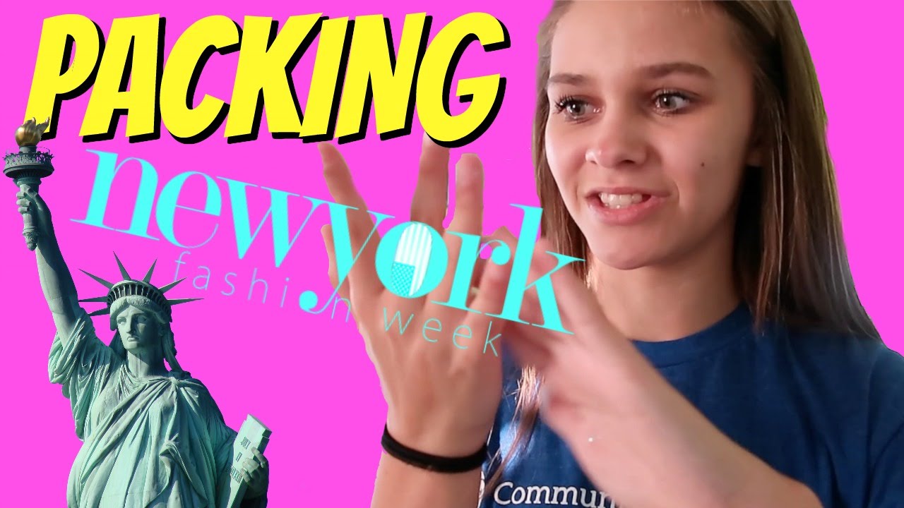 👜 PACKING FOR NEW YORK 👜 | 🗽 FASHION WEEK 🗽 | Emma & Ellie - YouTube