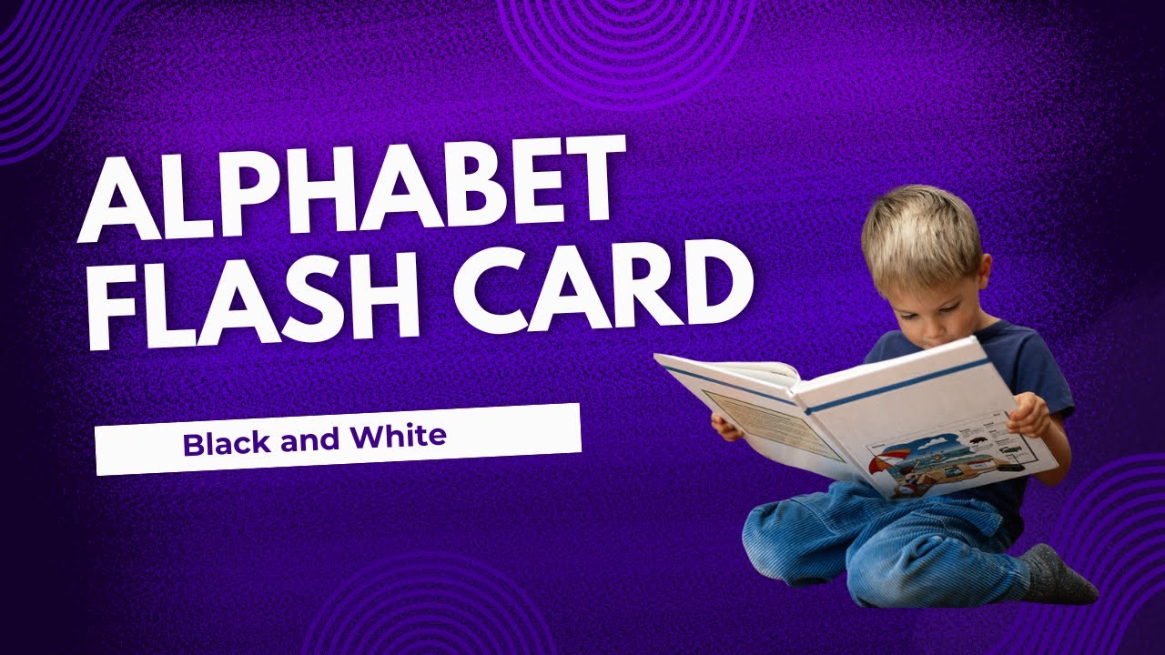 High Contrast Alphabet Flashcards for Newborn Visual Stimulation ...