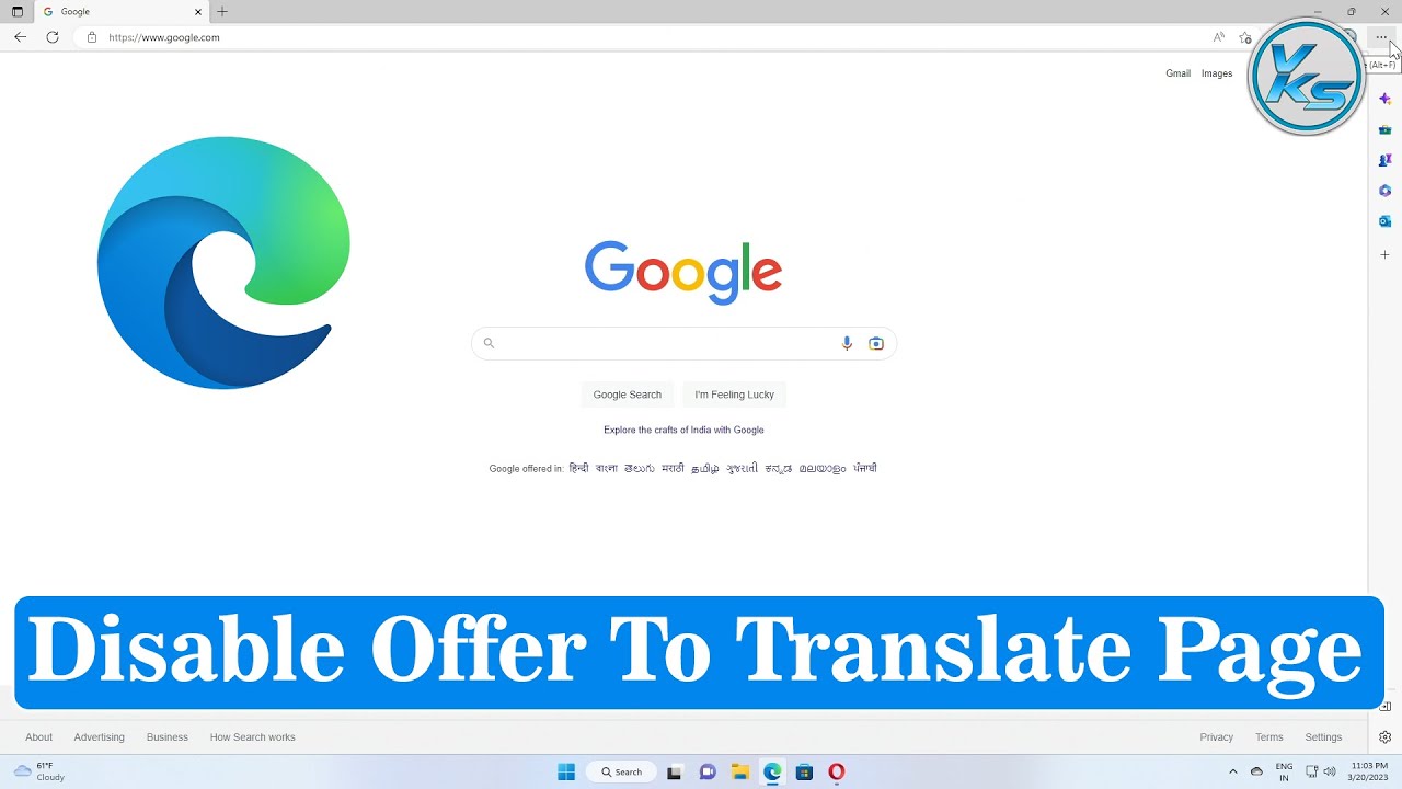 How To Disable Offer to Translate Pages in Microsoft Edge - YouTube