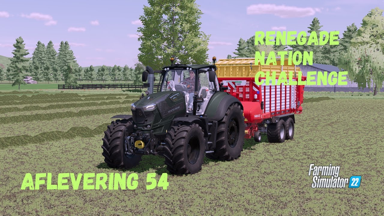 DAGJE DRUK IN HET GRAS | Renegade Challenge | FS 22 | No Mans Land ...