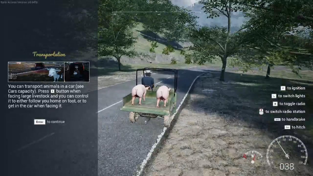 Ranch Simulator / The day of the hogs - YouTube