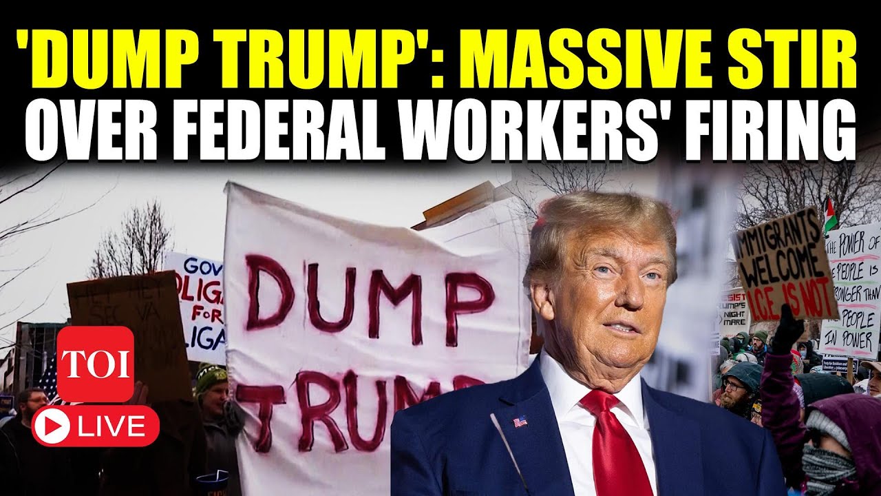 Trump Faces Big Protest; 'Stop The War On America's Workforce': Federal ...