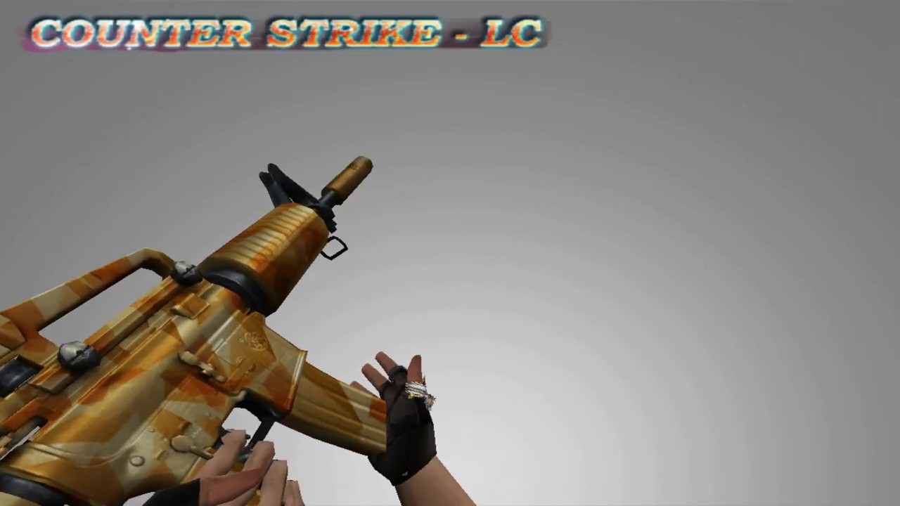 [HL] M4A1-S Yellow Crystal NoMark - YouTube