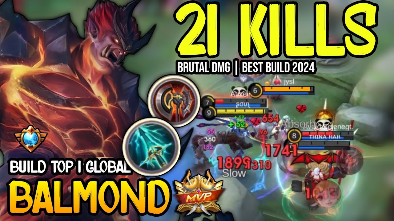 OP BUILD | BALMOND BEST BUILD 2024 | BUILD TOP 1 GLOBAL BALMOND ...