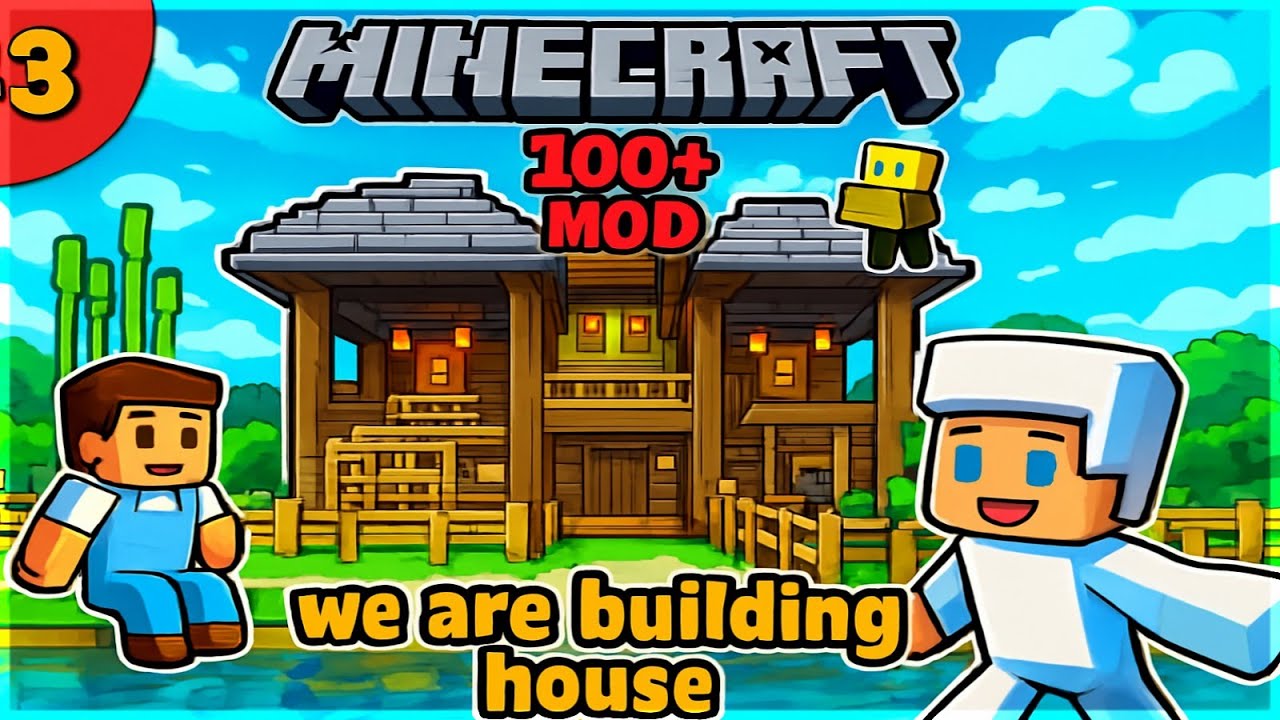 “We Built the Craziest House in Minecraft with 100 Mods! | Minecraft ...