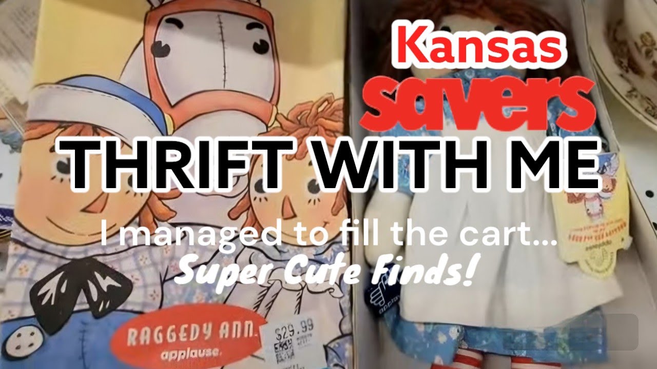 I Managed To Fill The Cart! Thrift With Me Kansas Savers! Thrifting ...