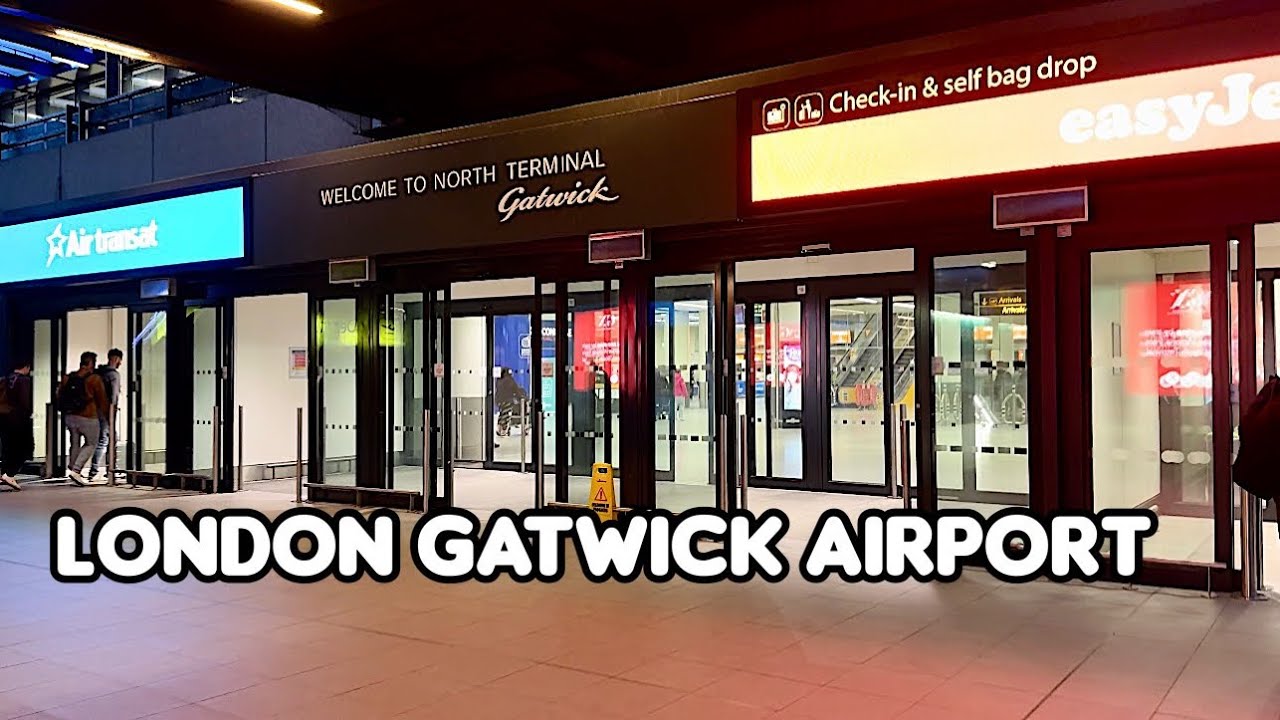 LONDON GATWICK AIRPORT NORTH TERMINAL WALKING TOUR 2024 - YouTube