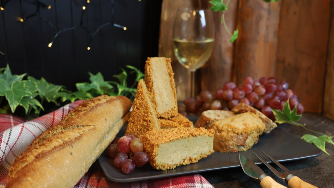 VEGAN FIRM CHEESE - French alpine style cheese under 30 minute - YouTube