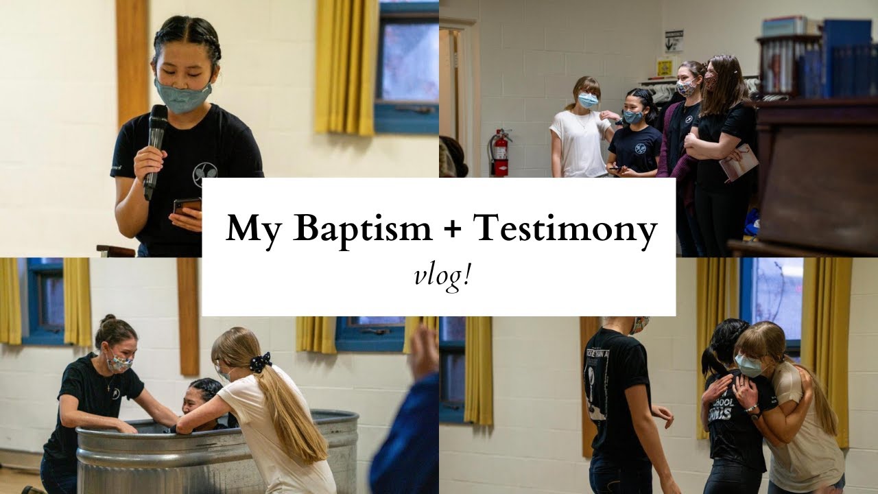 My Baptism + Testimony ! - YouTube