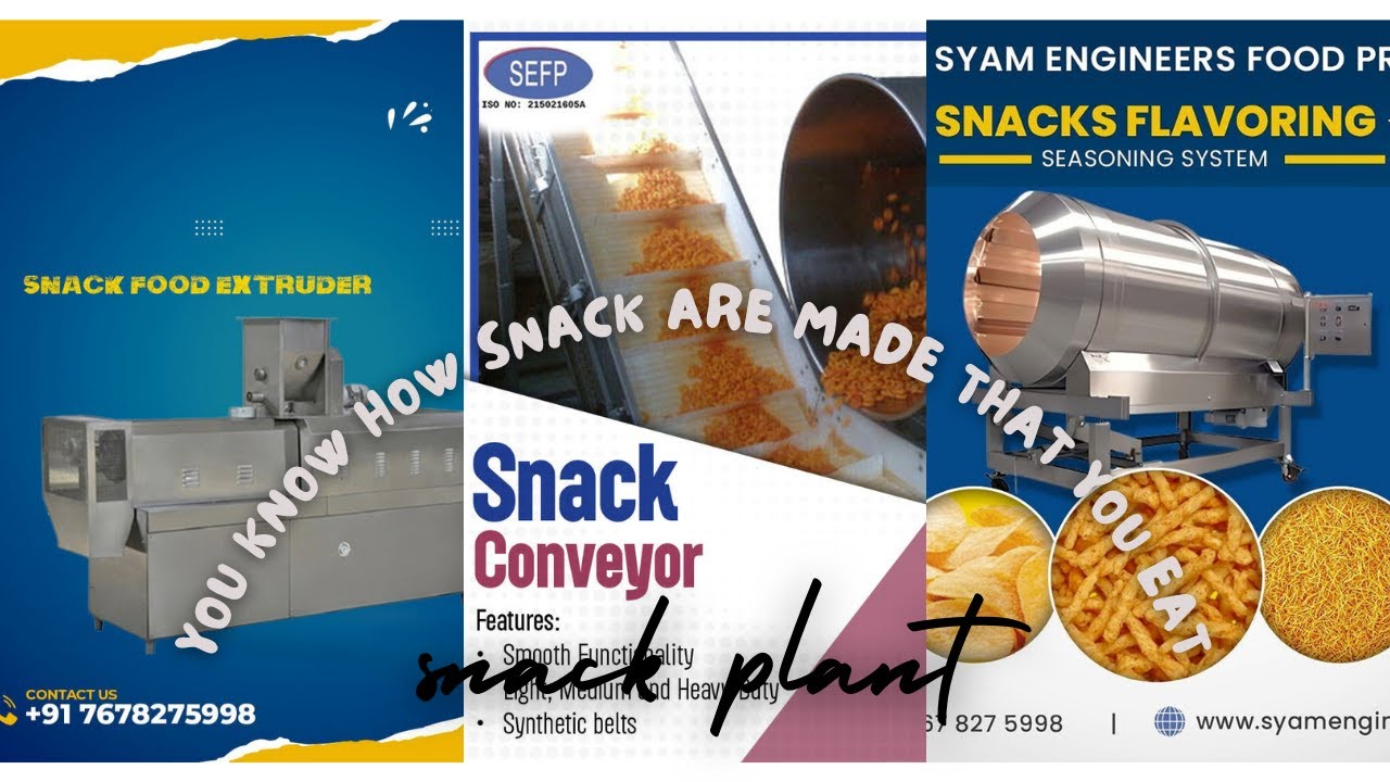 snack processing line | snack machine plant |snacks manufacturing ...