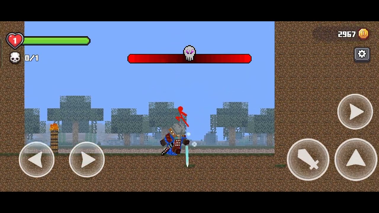 stickman vs craftsman all boss fights - YouTube