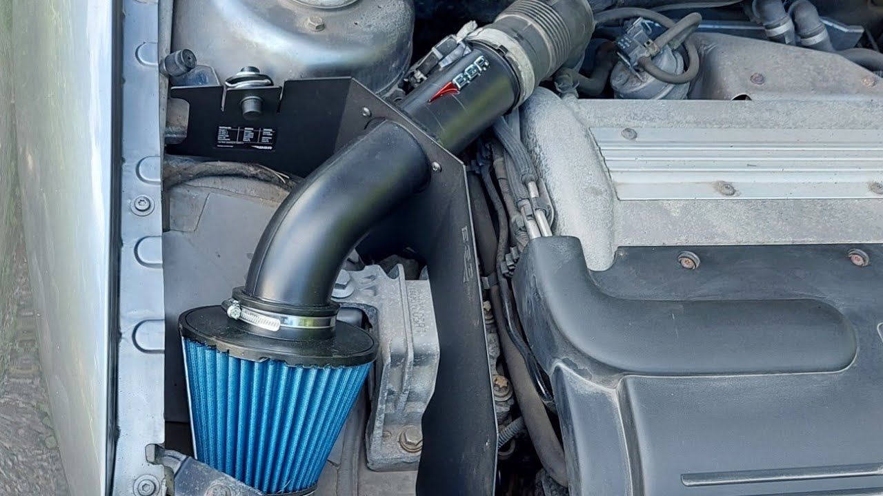 SAAB 9-3 1.8t Open Air Intake Sound - YouTube