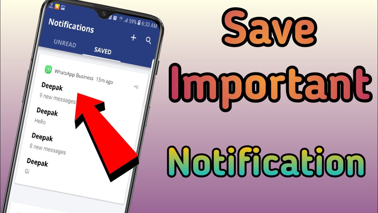 Notification Saver, for Android to Auto Save All App Notifications ...