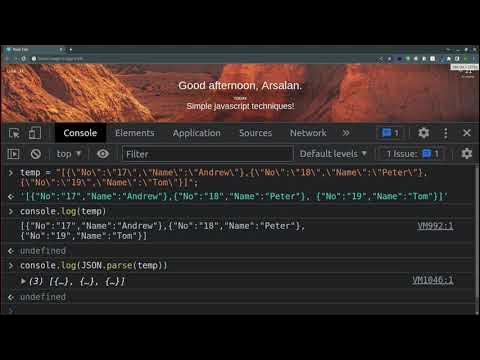 How to parse string json into object json ? you need to know this way #arsdev #subscribe - YouTube