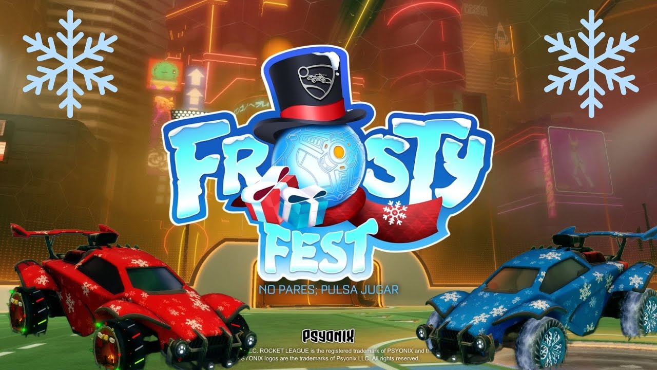 FROSTY FEST 2024 en ROCKET LEAGUE - YouTube