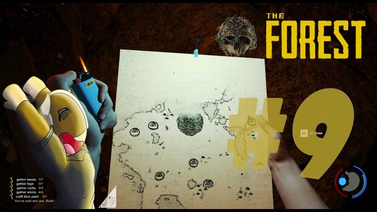 The forest | Ep #9 | Explorando cueva #1 Parte 1 - YouTube