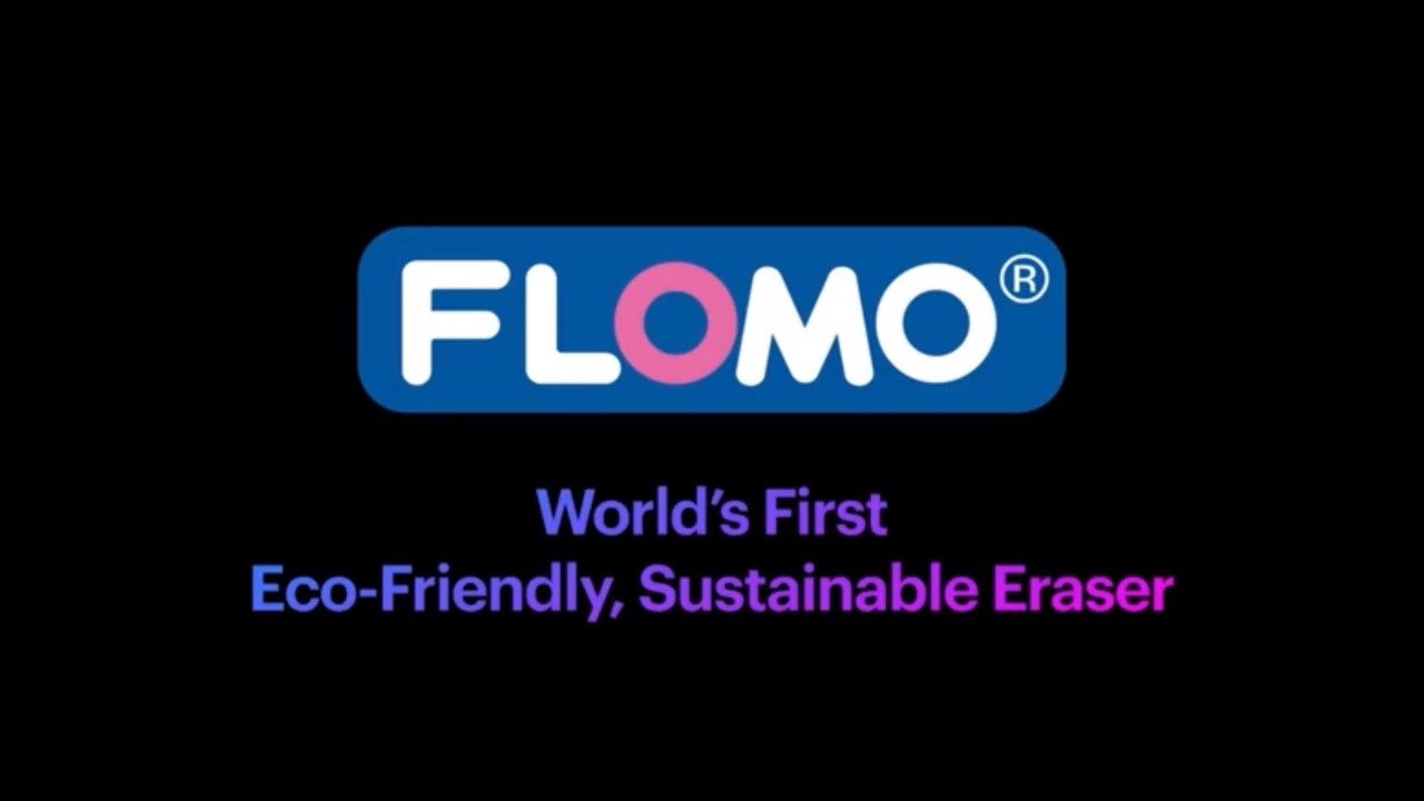 FLOMO – World’s Premium Non-Toxic Eraser - YouTube