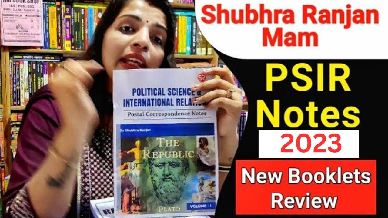 Shubhra Ranjan Mam PSIR Notes 2024 | Best Notes for PSIR - YouTube