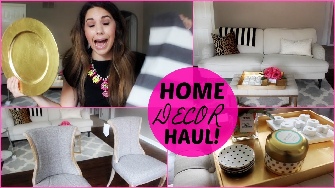 HOME DECOR HAUL! |Tjmaxx, IKEA, Target| - YouTube