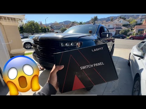 2020 Silverado Prerunner build Part 5 (switch panel install) - YouTube