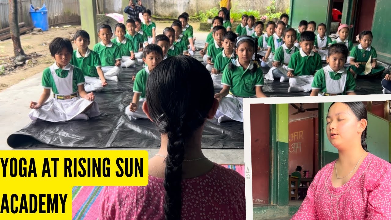 RISING SUN ACADEMY,Aalo observed International YOGA day🙏||FREEDOM NEWS ...