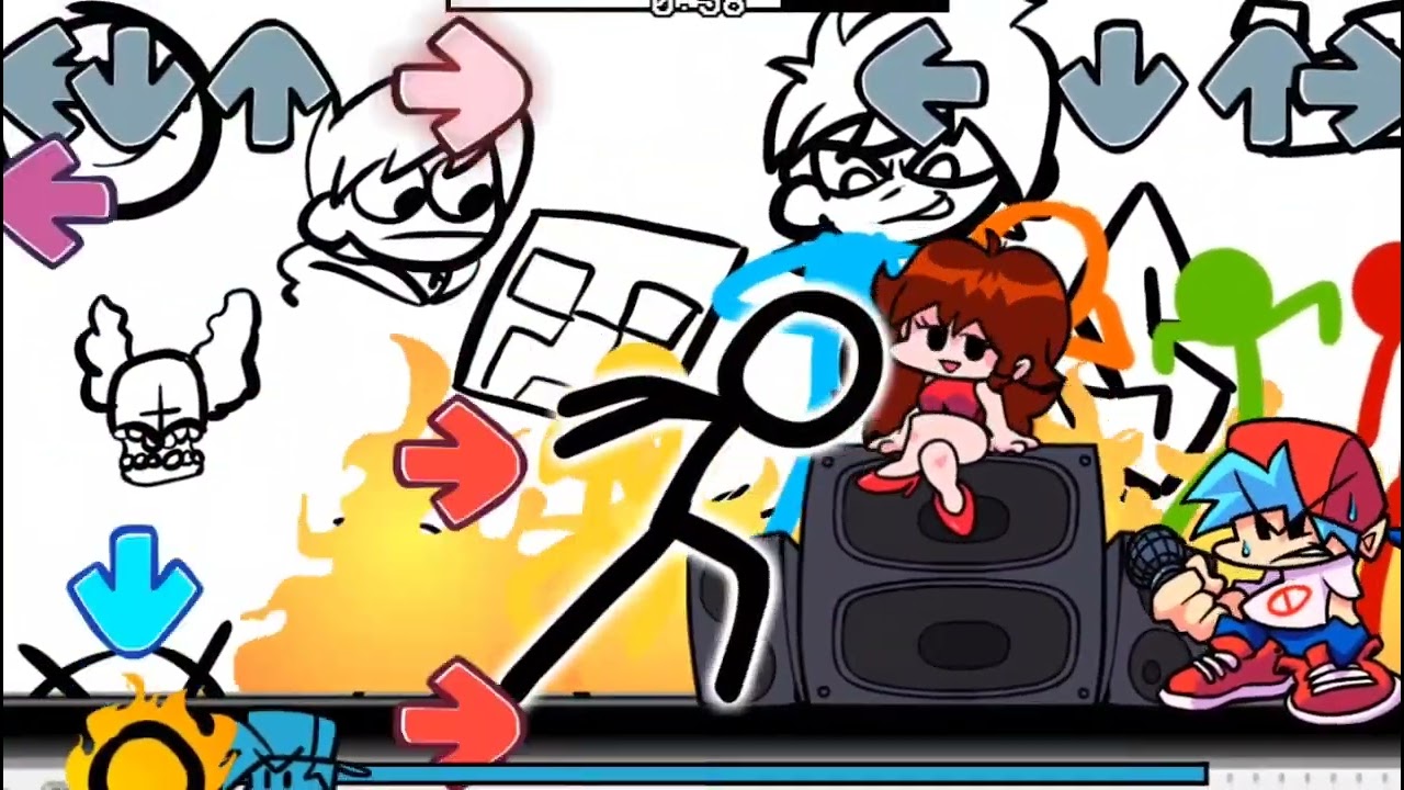 Friday Night Funkin' Vs. Animator Vs. Animation (FNF Stickman Animation ...