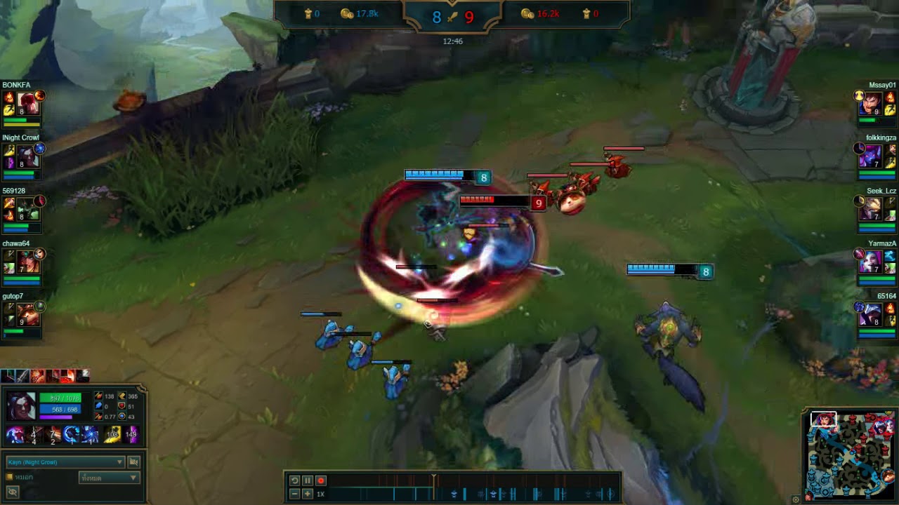 League of Legends : Kayn Shadow Assassin gameplay - YouTube