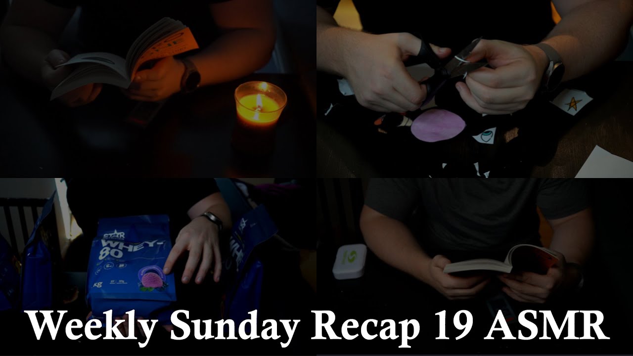 Weekly Sunday Recap 19 ASMR - YouTube