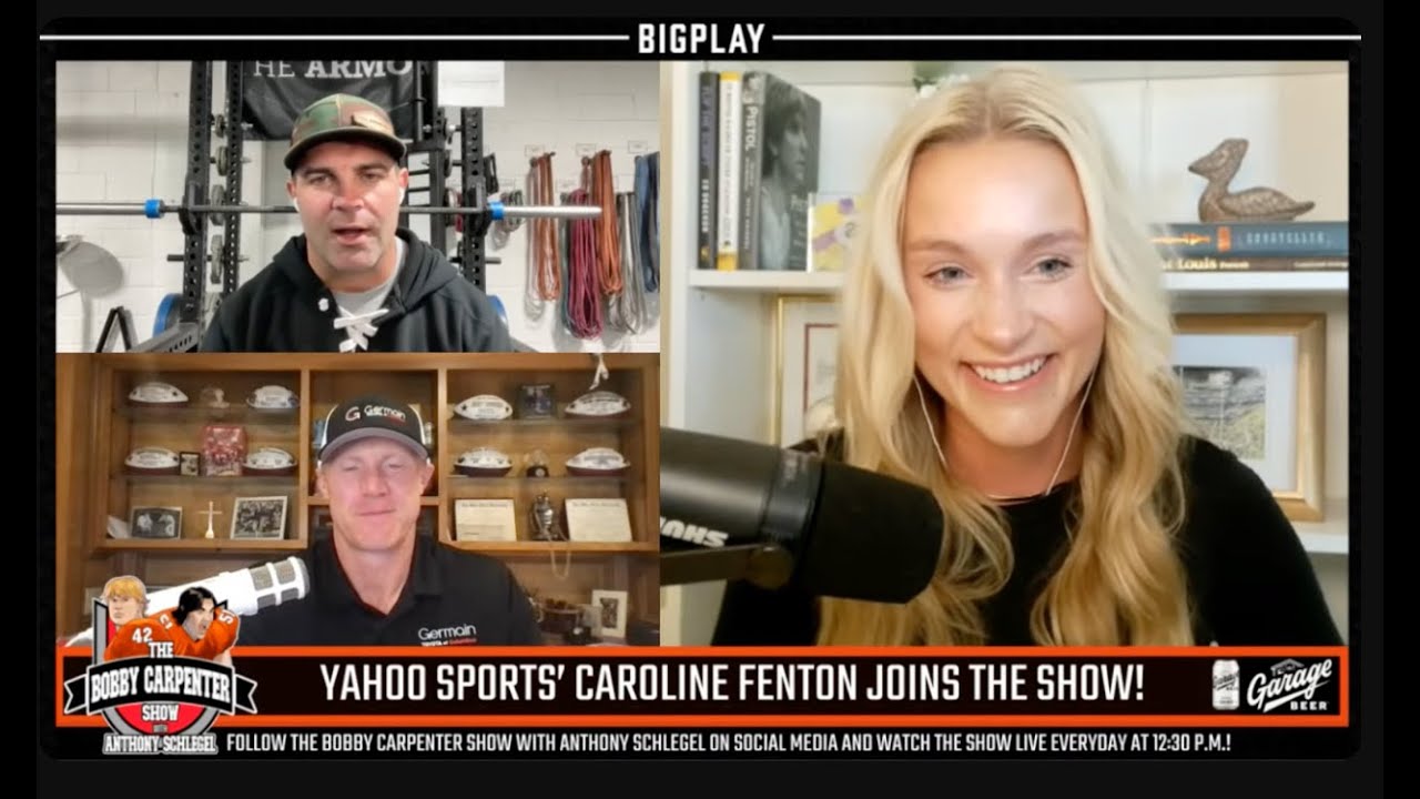The Bobby Carpenter Show Is 𝗟𝗜𝗩𝗘! Caroline Fenton And Ben Stevens ...