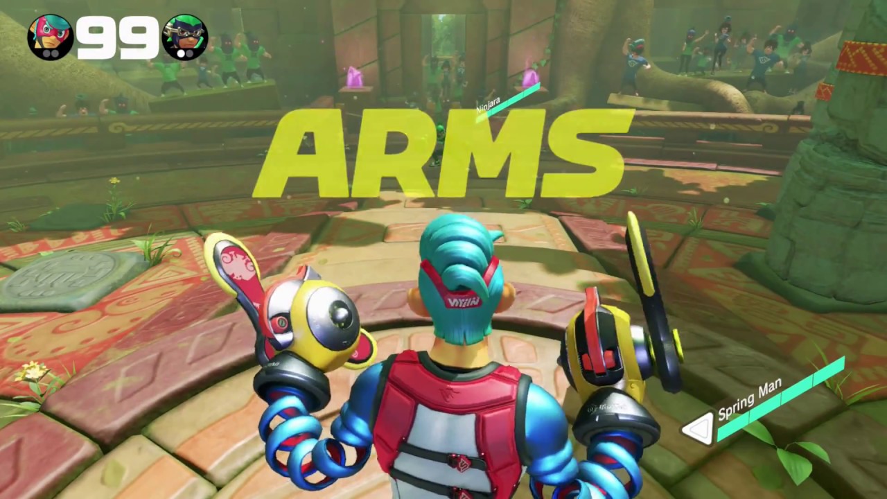 Arms : Spring Man Vs. Ninjara - YouTube
