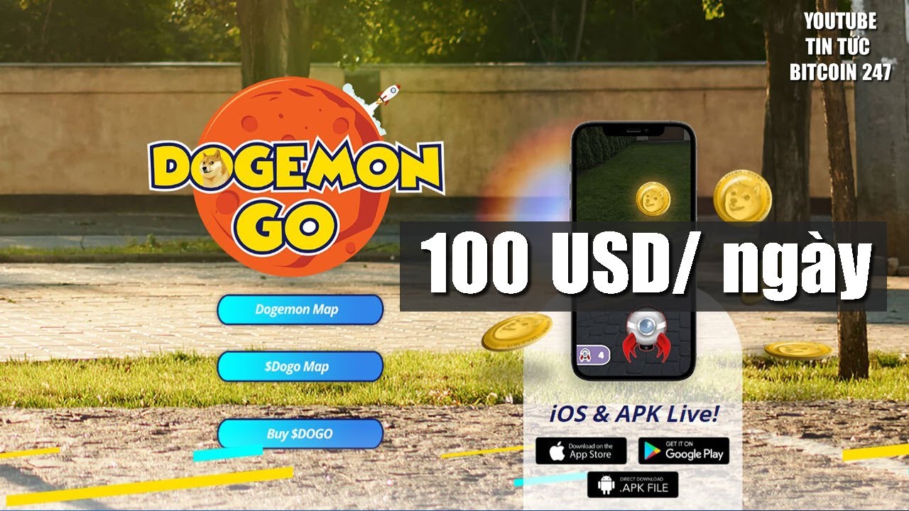 Dogemon Go: Chơi game kiếm Dogecoin làm giàu (Kiếm 100 USD/ ngày ...