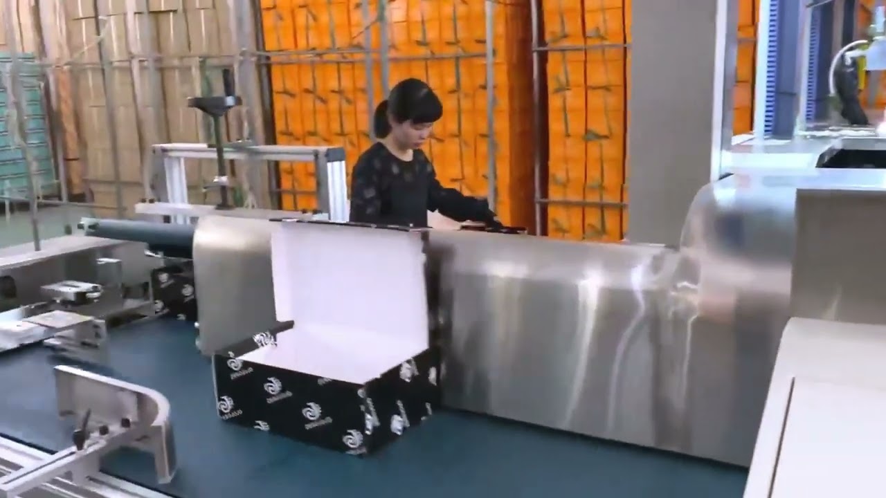 shoe case boxes making machine fully automatic rigid boxes forming ...