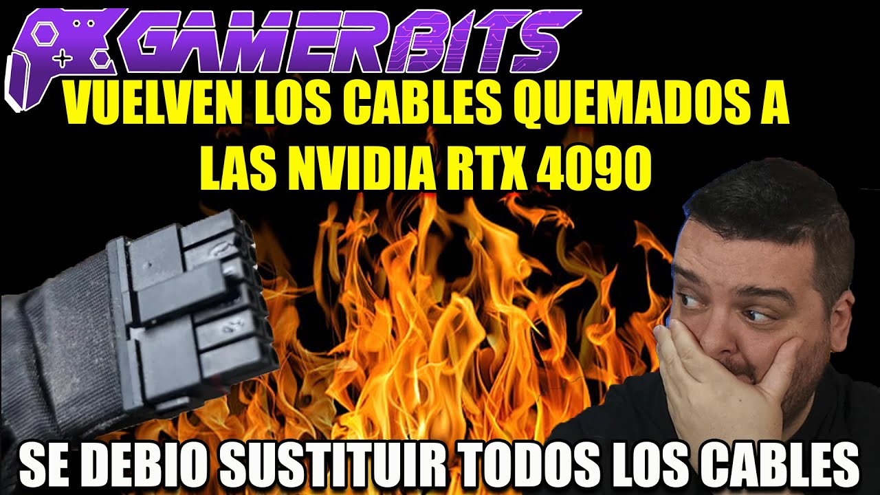Y otra vez RTX 4090 con el cable quemado ¡Os lo advertí! - YouTube