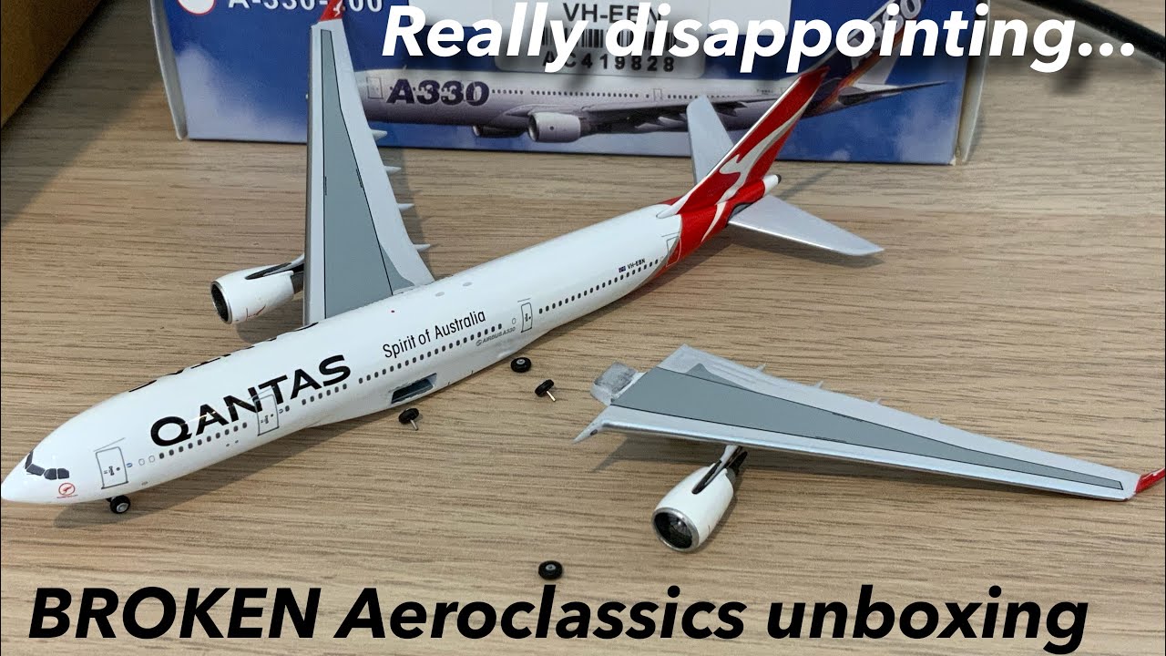 *BROKEN MODEL!!!*** Aeroclassics 1:400 unboxing #53 - YouTube
