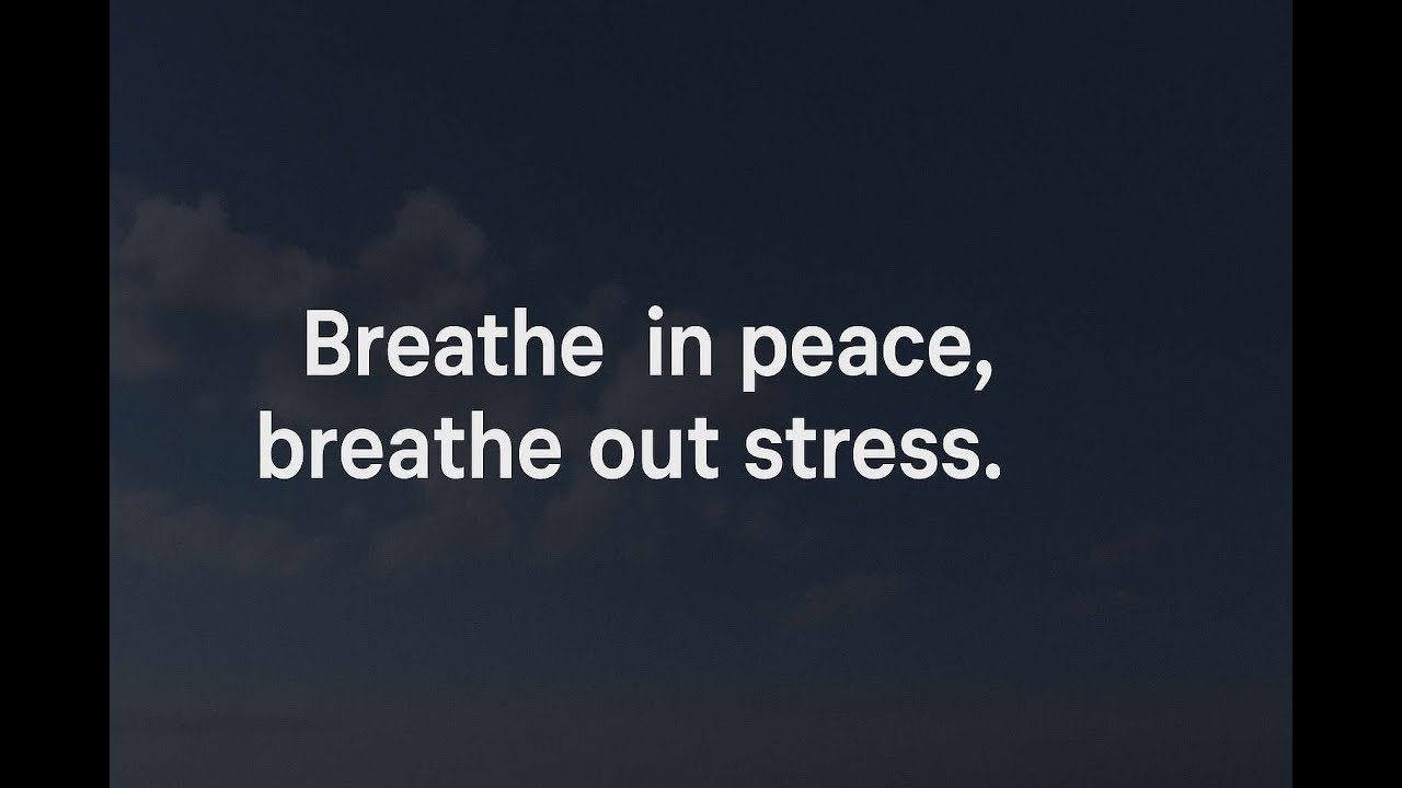 Relaxing Sky Meditation – Breathe in Peace, Breathe out Stress 🌤️ - YouTube