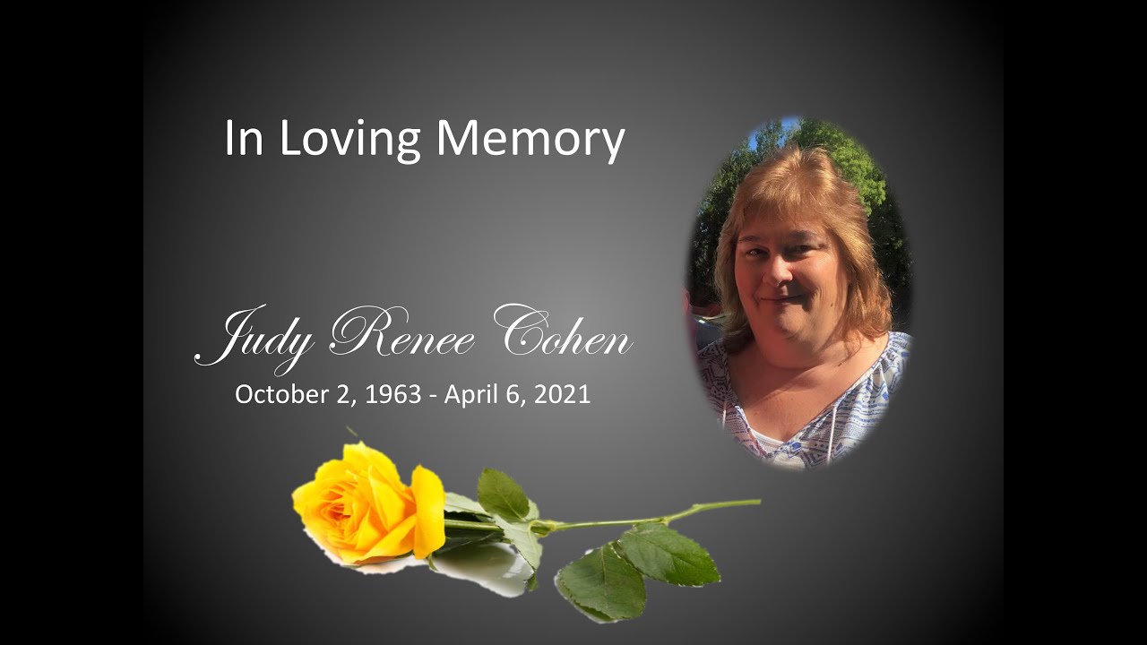 Judy Renee Cohen Memory Slideshow - YouTube