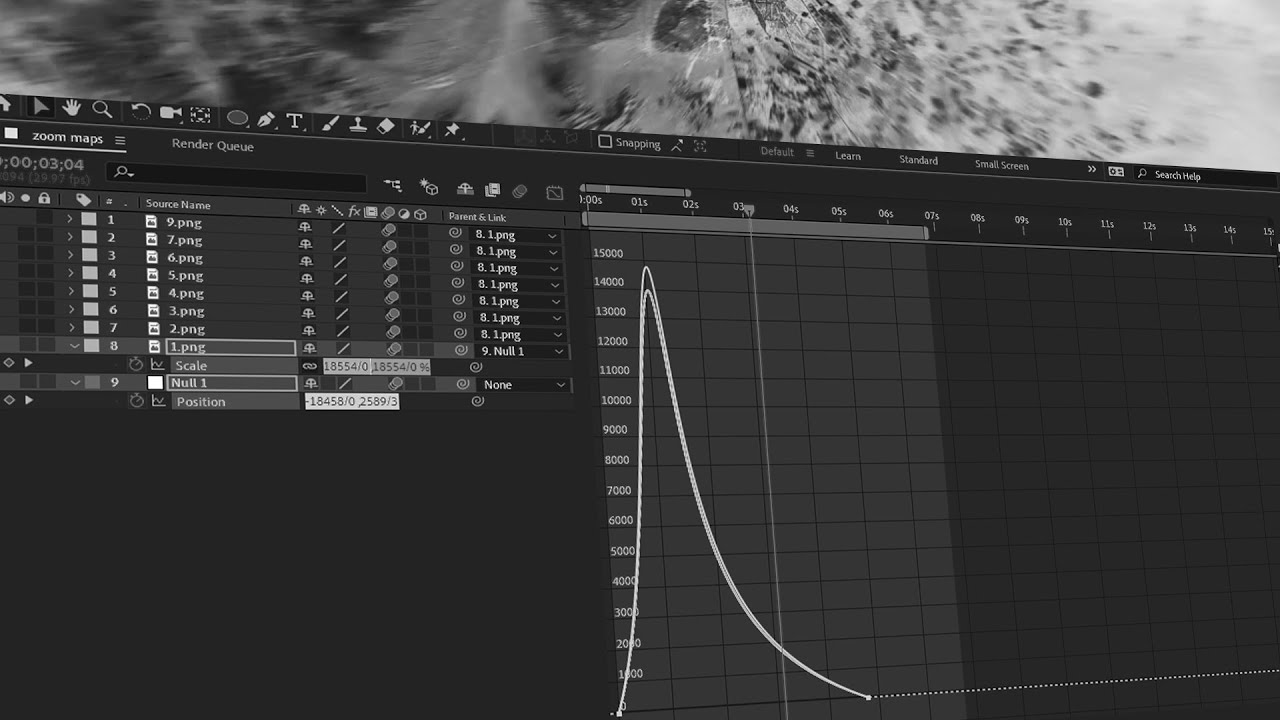 Time lapse to create zoom effects on the map and motion graphics - YouTube