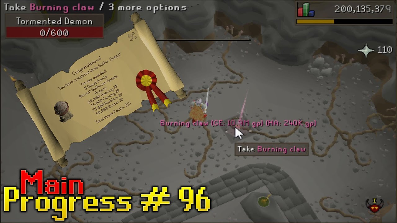 OSRS Progress Video #96 - While Guthix Sleeps! - YouTube