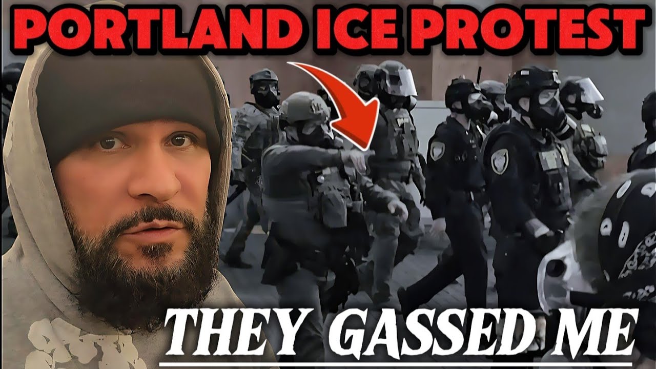 ANTIFA AND ICE CLASH IN PORTLAND (RAW FOOTAGE) - YouTube