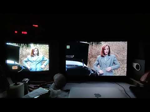The X-files DVD vs 720p HD BlurRay   season 01 episode 01 Pilot