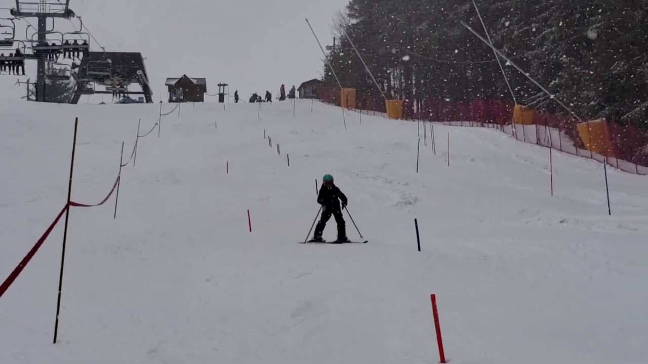 Stubby slalom course - YouTube